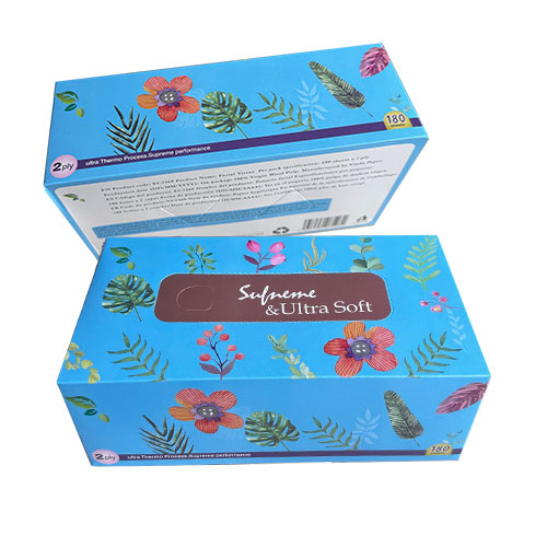 Ultra Soft Facial Tissue Box 2 ply x 180 sheets Ctn/36 - Disposable King