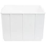 32L Stackable Plastic Tote Box White - Disposable King