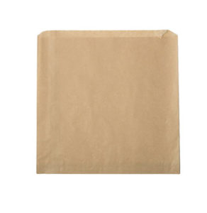 4 Square Bag / Brown Pkt/500 - Disposable King