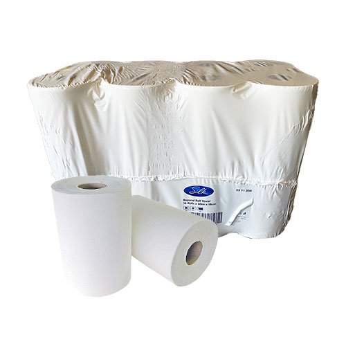 Silk Premium Paper Roll Towel 80M Ctn/16 - Disposable King