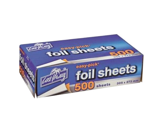 Cast Away Easy Pick HD Foil Sheets Large 305x273mm - Disposable King